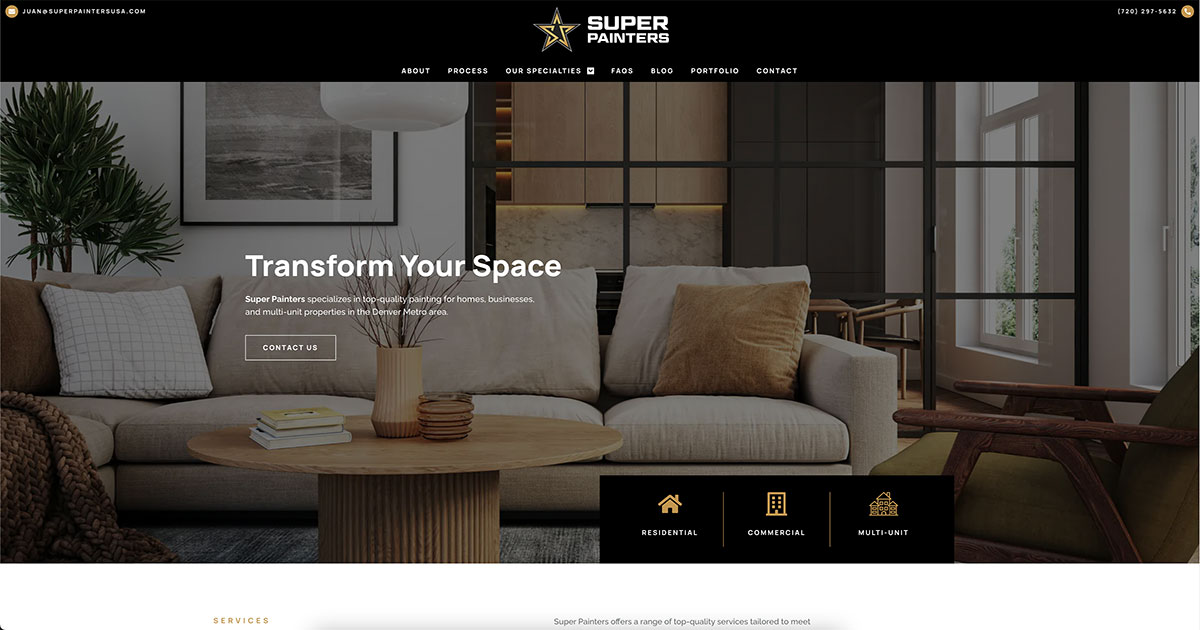 Professional Painting Company in Central Colorado